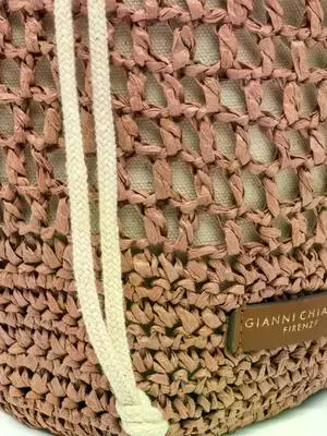 GIANNI CHIARINI Nefeli Woven Bucket Bag