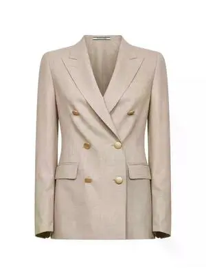 Tagliatore Double-breasted Peak-lapel Blazer
