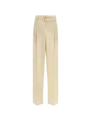 Max Mara Pleated Trousers - Neutrals