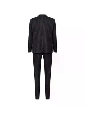 Tagliatore Pinstriped Double-breasted Suit - Grey