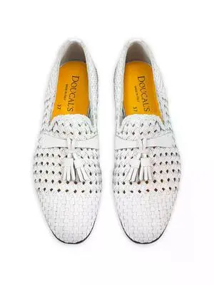 DOUCAL'S Woven Loafers - White