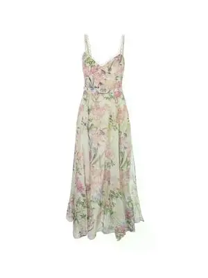 Charo Ruiz Ibiza Iraso Floral-lace Midi Dress