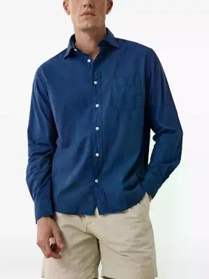 Hartford Paul Pocket Shirt - Blue