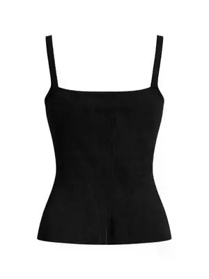 JW Anderson Openwork Bow-detail Top - Neutrals