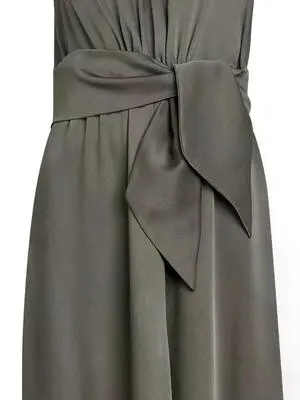 Emporio Armani Tie-waist Maxi Dress