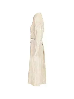 Barena Venezia Striped Tie-neck Dress