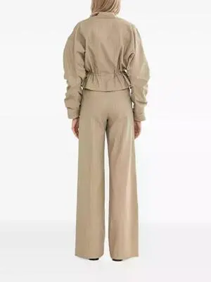NISSA Striped Cotton Jacket