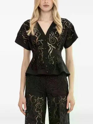 NISSA Floral-embroidered Jacket