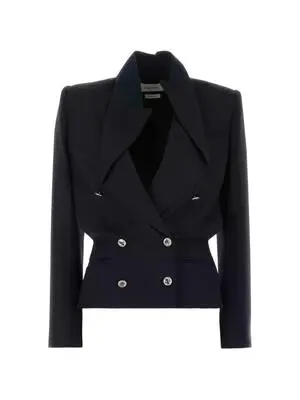 Alexander McQueen Double-breasted Peaked-lapel Jacket
