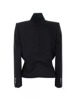 Alexander McQueen Double-breasted Peaked-lapel Jacket