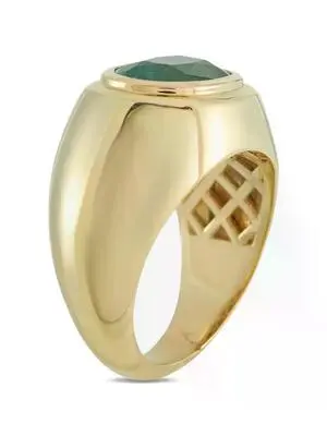 LB EXCLUSIVE 18k Yellow Emerald Ring 2.80ct