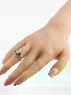 LB EXCLUSIVE Diamond And Sapphire Ring