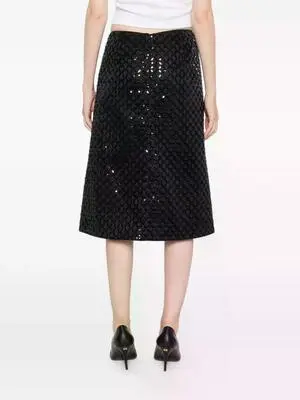 Dorothee Schumacher Patterned A-line Midi Skirt