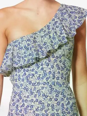 Isabel Marant Étoile Sicilia One-piece Swimsuit With Ruffle Detail - Neutrals