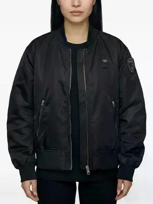 BLAUER. Bomber Jacket - Black