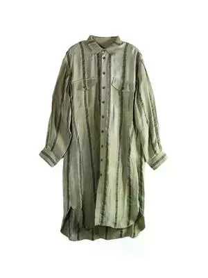 UMA WANG Trek Striped Shirt