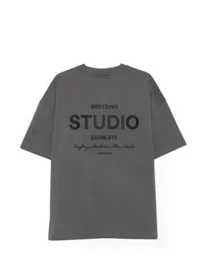 WRSTBHVR Pinstripe T-shirt