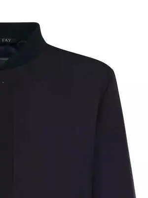 FAY Toggle-fastening Jacket - Blue