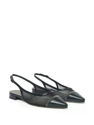 Peserico Pointed-toe Slingback Ballet Flats