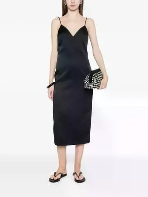 TWINSET V-neck Strap Dress - Black