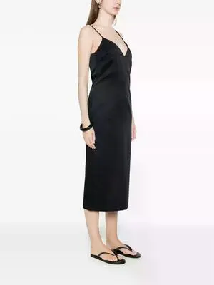 TWINSET V-neck Strap Dress - Black