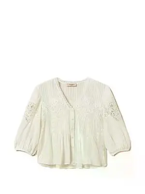 TWINSET Lace-detail Shirt