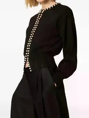 TWINSET Cardigan With Pearl Embroidery