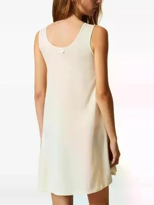 TWINSET Crochet Appliqué Sleeveless Dress