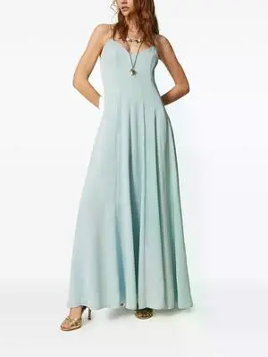 TWINSET Maxi Sleeveless Dress - Blue