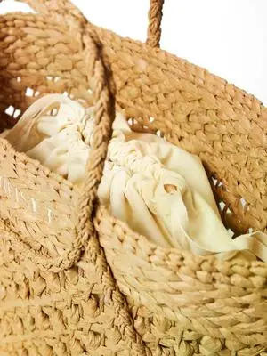 TWINSET Woven Tote Bag
