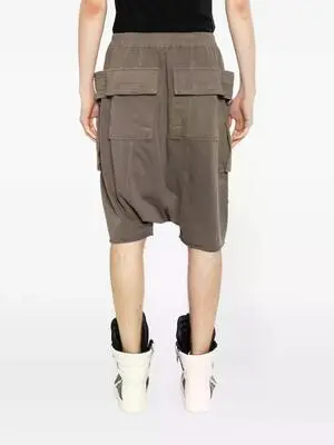 Rick Owens Cretch Cargo Shorts - Brown