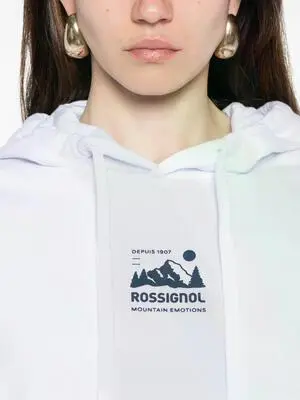 Rossignol Logo-print Hoodie - White