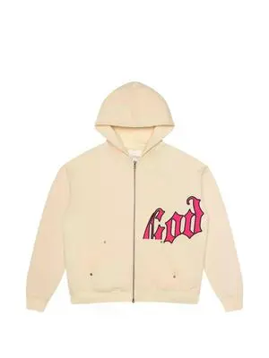 GODSPEED Logo Zip Hoodie - Neutrals