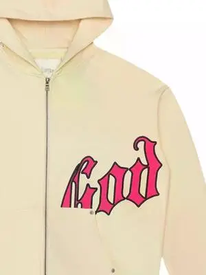 GODSPEED Logo Zip Hoodie - Neutrals