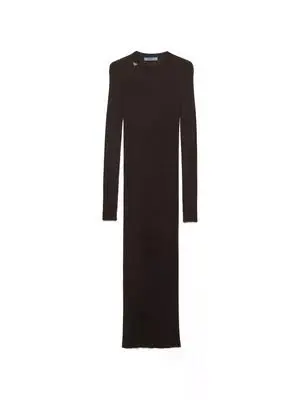 Prada Wool Knit Dress - Brown