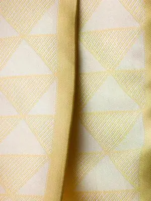 Prada Jacquard Silk Tie - Yellow