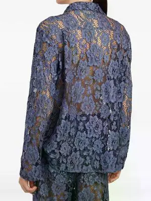 Federica Tosi Lace Button-down Shirt