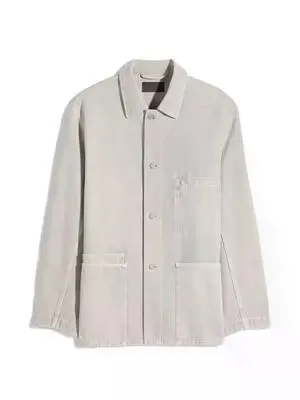 LEMAIRE Patch-pocket Overshirt - Neutrals
