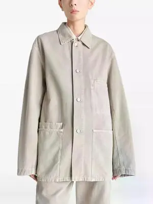 LEMAIRE Patch-pocket Overshirt - Neutrals