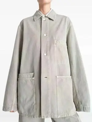 LEMAIRE Patch-pocket Overshirt - Neutrals