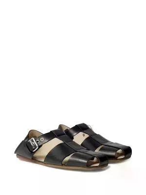 LEMAIRE Fisherman Slip-on Leather Sandals