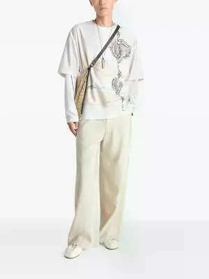 LEMAIRE Button Printed T-shirt