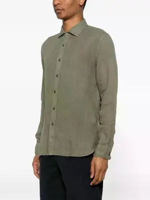 120% Lino Buttoned Shirt - Green