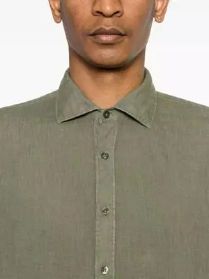 120% Lino Buttoned Shirt - Green