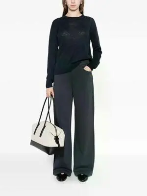 Max Mara Brioso Wide-leg Trousers - Blue