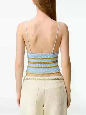 Claudie Pierlot Multicolour Crochet Knit Top