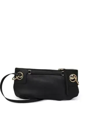 Borbonese London Ring Detail Shoulder Bag - Black