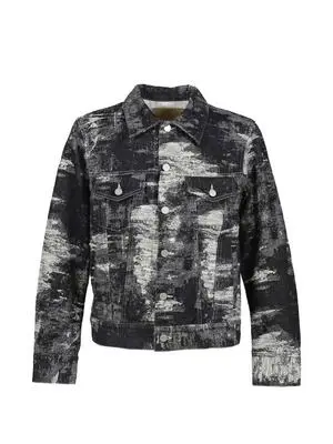 TAAKK Bleached Buttoned Jacket - Black