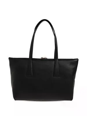 Furla Leather Tote Bag With Top Handles - Black