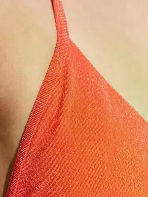 Balmain Tie-side Bikini - Orange